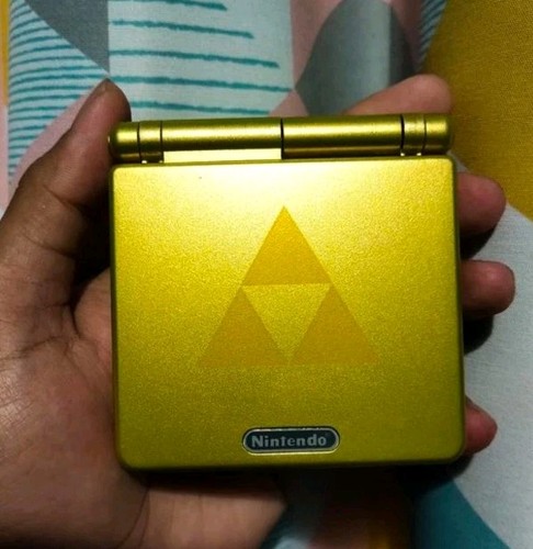 Nintendo Game Boy Advance SP Handheld Console - Custom Shell Zelda ...