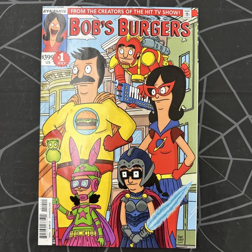 Bob’s Burgers #1 NM Dynamite 2015 HTF Superhero Variant | eBay