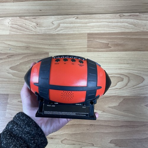 Nerf Football Touchdown N105 Alarm Clock For Kids w/ Snooze Red & Black ...
