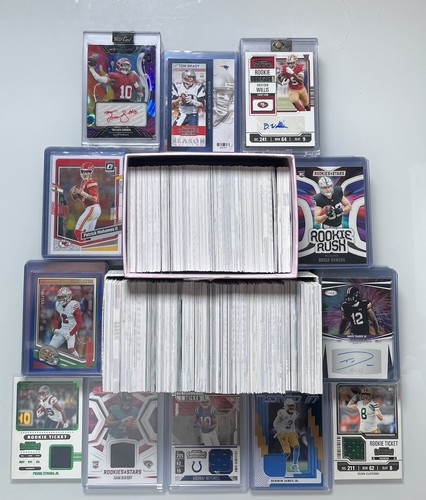 HUGE NFL Card Lot 1000+ Cards (Autos/Numbered/ Patches/ Top Players) | eBay