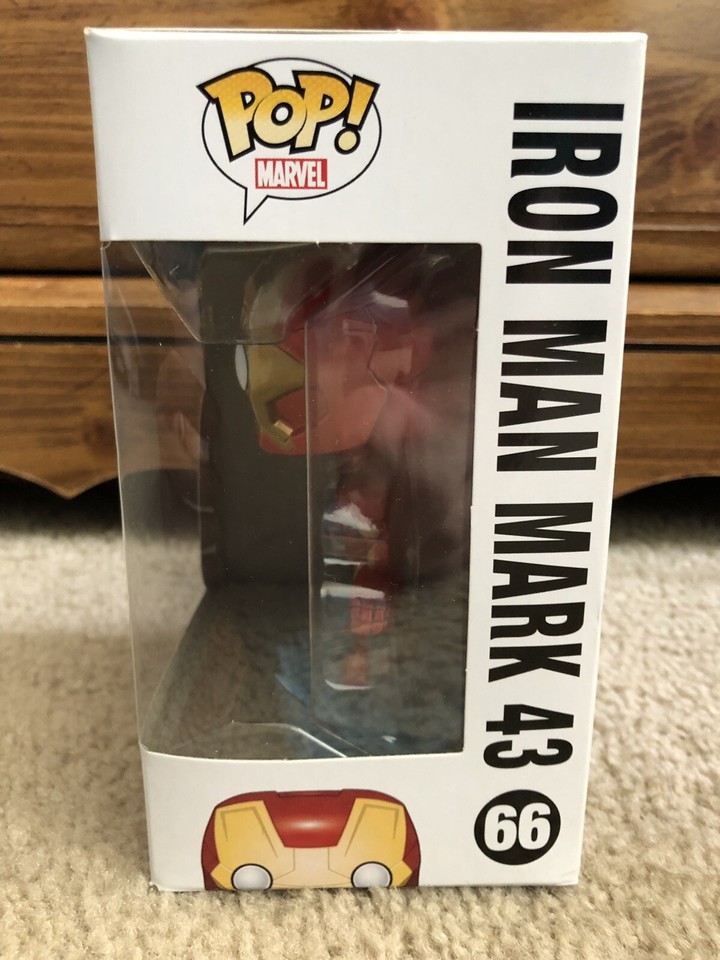 NEW Funko Pop 66 Marvel Avengers Age Of Ultron Iron Man Mark 43 Vaulted ...