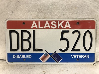 Alaska Disabled Veteran License Plate | eBay