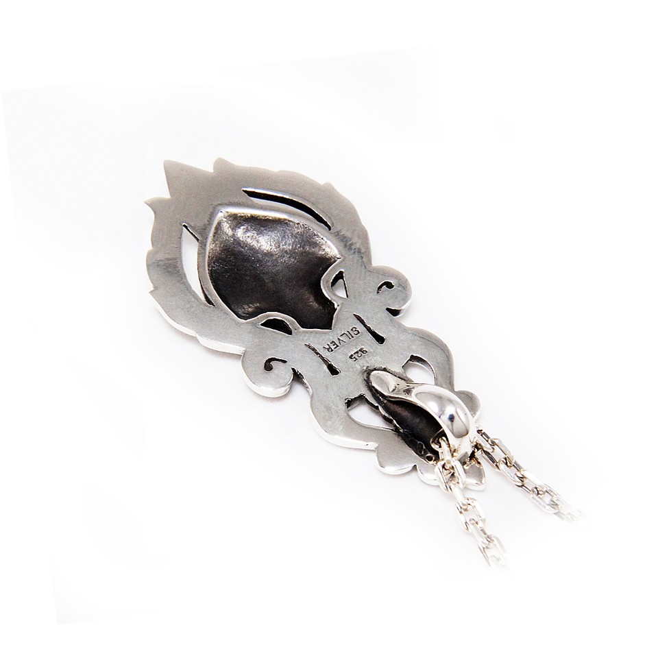 SWORD & MALTESE CROSS 925 STERLING SILVER BIKER GOTHIC ROCKABILLY ...