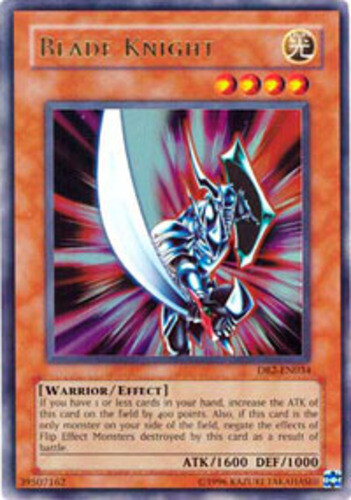 Yugioh! MP Blade Knight - DB2-EN034 - Ultra Rare - Unlimited Edition ...