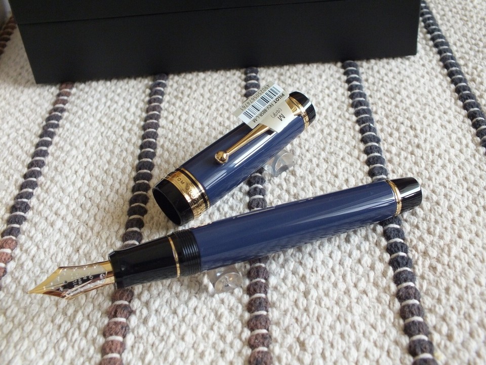 Pilot Custom Ebonite Urushi Deep Blue No.30 18K Fountain Pen DHL DDP | eBay