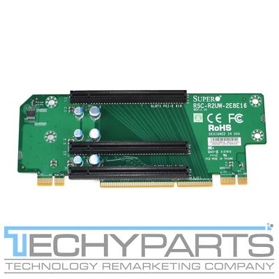 Supermicro RSC-R2UW-2E8E16 2U LHS WIO & PCI-Express x8 x16 Riser Card ...