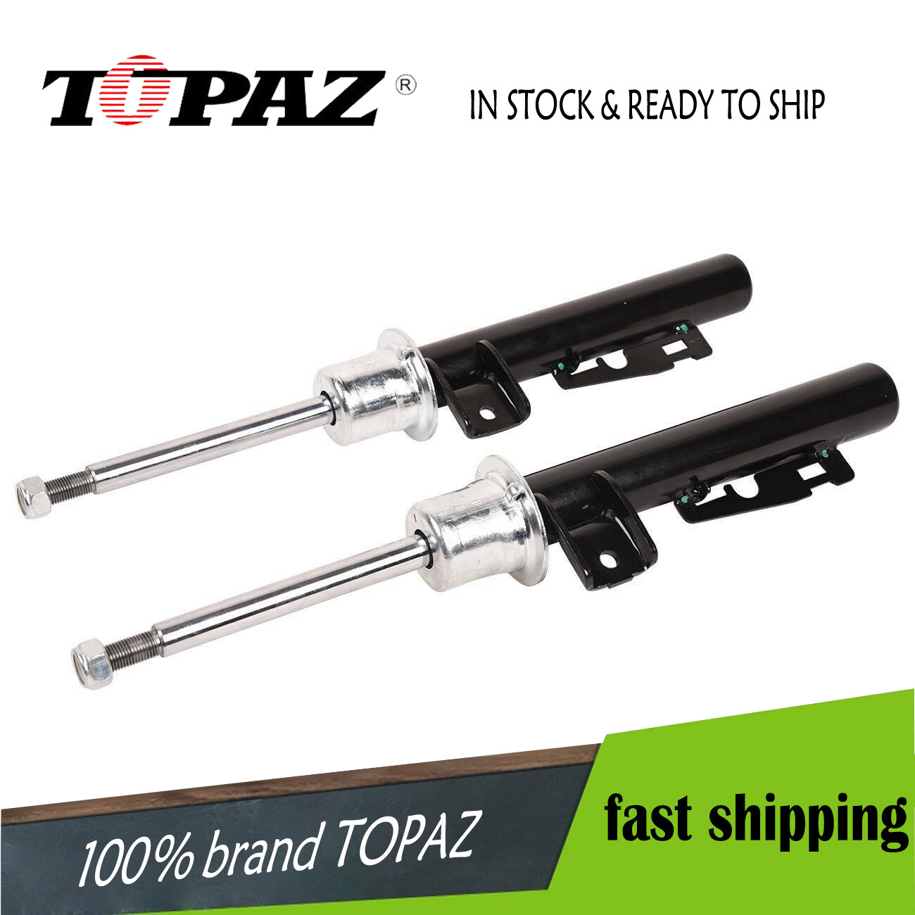 2PCS Front Suspension Strut Shock Absorbers for Smart Fortwo 2008-2015 ...