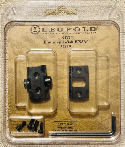 Leupold STD 2 Piece Gloss Black Scope Mounts for Browning A-Bolt WSSM ...