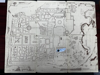 1976 Judges Guild City State of the Invincible Overlord Map Vintage #B ...