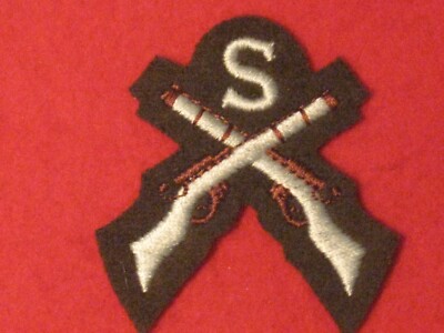 BRITISH ARMY NUMBER 2 DRESS CROSSED RIFLES SNIPER BADGE | eBay