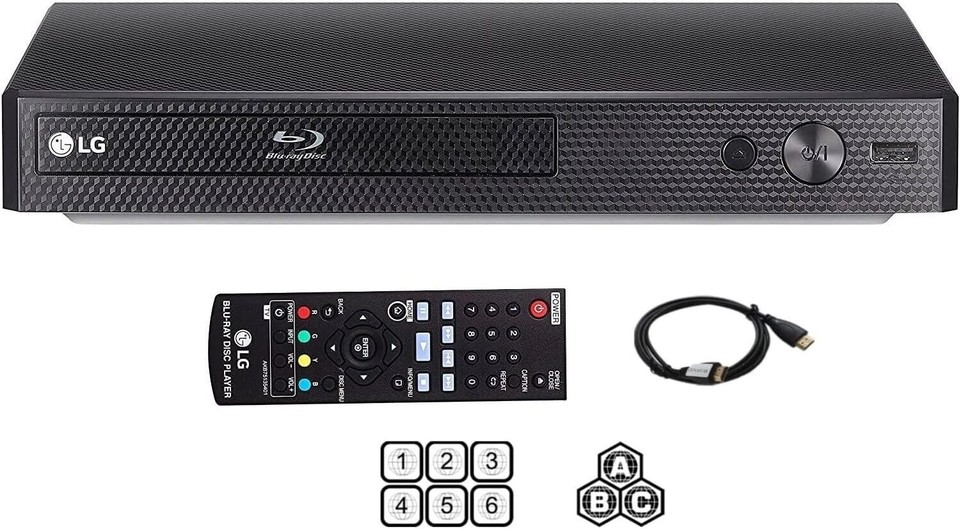 LG BP-350 Region Free Blu-Ray Player Multi Region Smart Wifi 110-240 ...