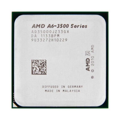 AMD A6-3500 CPU A6-Series AD3500OJZ33GX 2.1 GHz 3M Socket FM1 ...