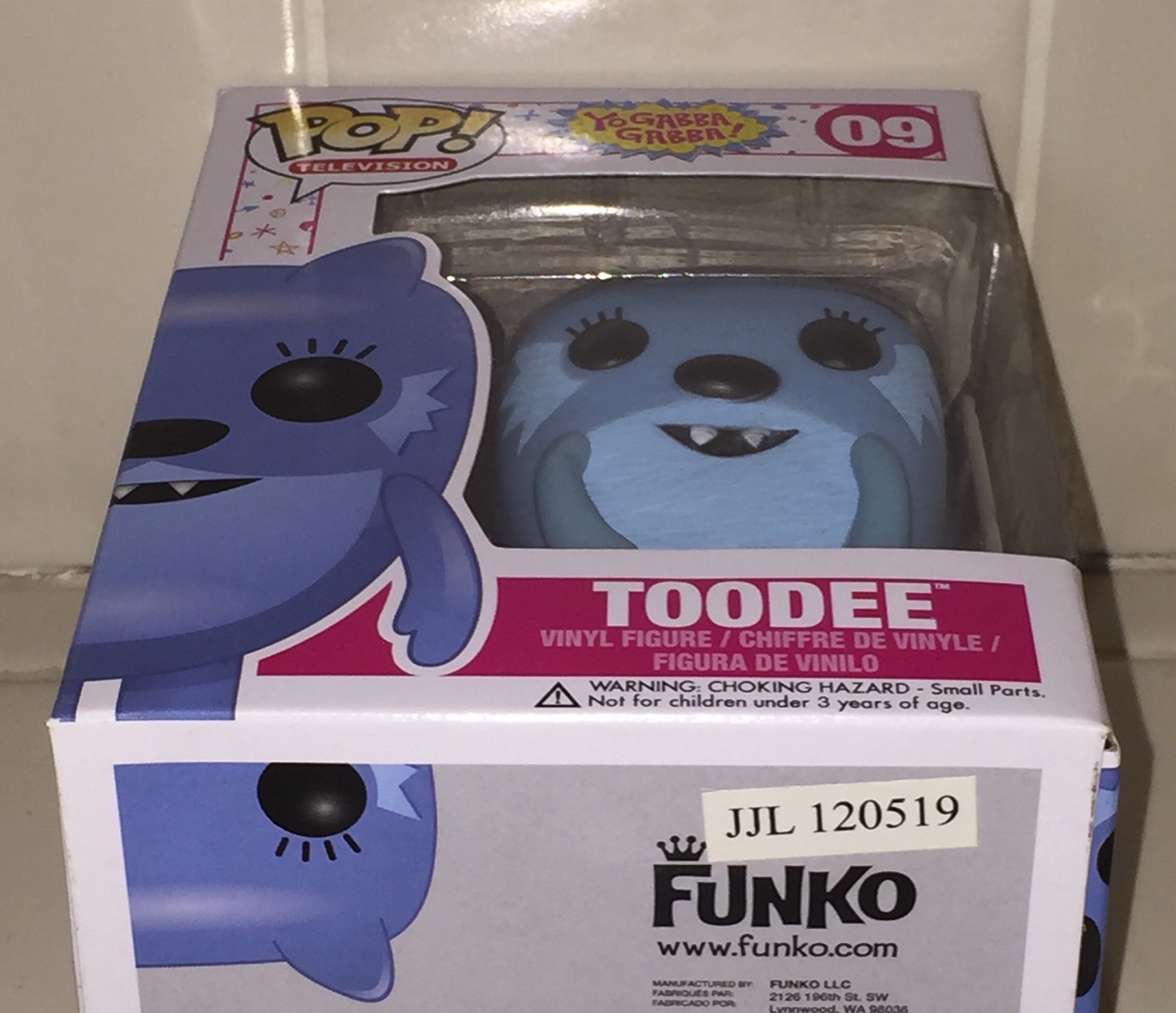 1 FUNKO POP YO GABBA GABBA TOODEE #09 RETIRED VAULTED VINYL FIGURE RARE ...