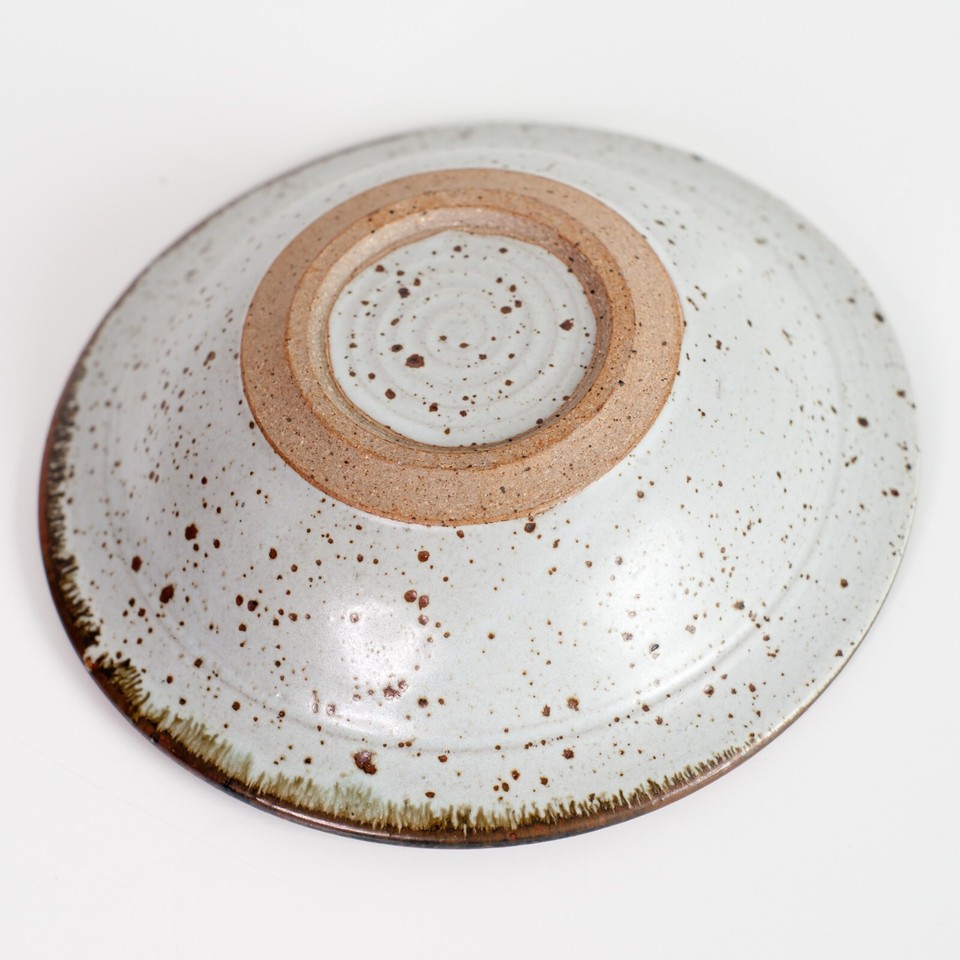 Studio Art Pottery Bowl Rimmed Hand Thrown Beautiful One of a Kind | eBay