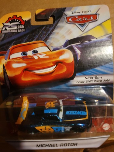 NIP ~ Disney Pixar Cars RS 24h Endurance Race Michael Rotor Diecast Toy ...