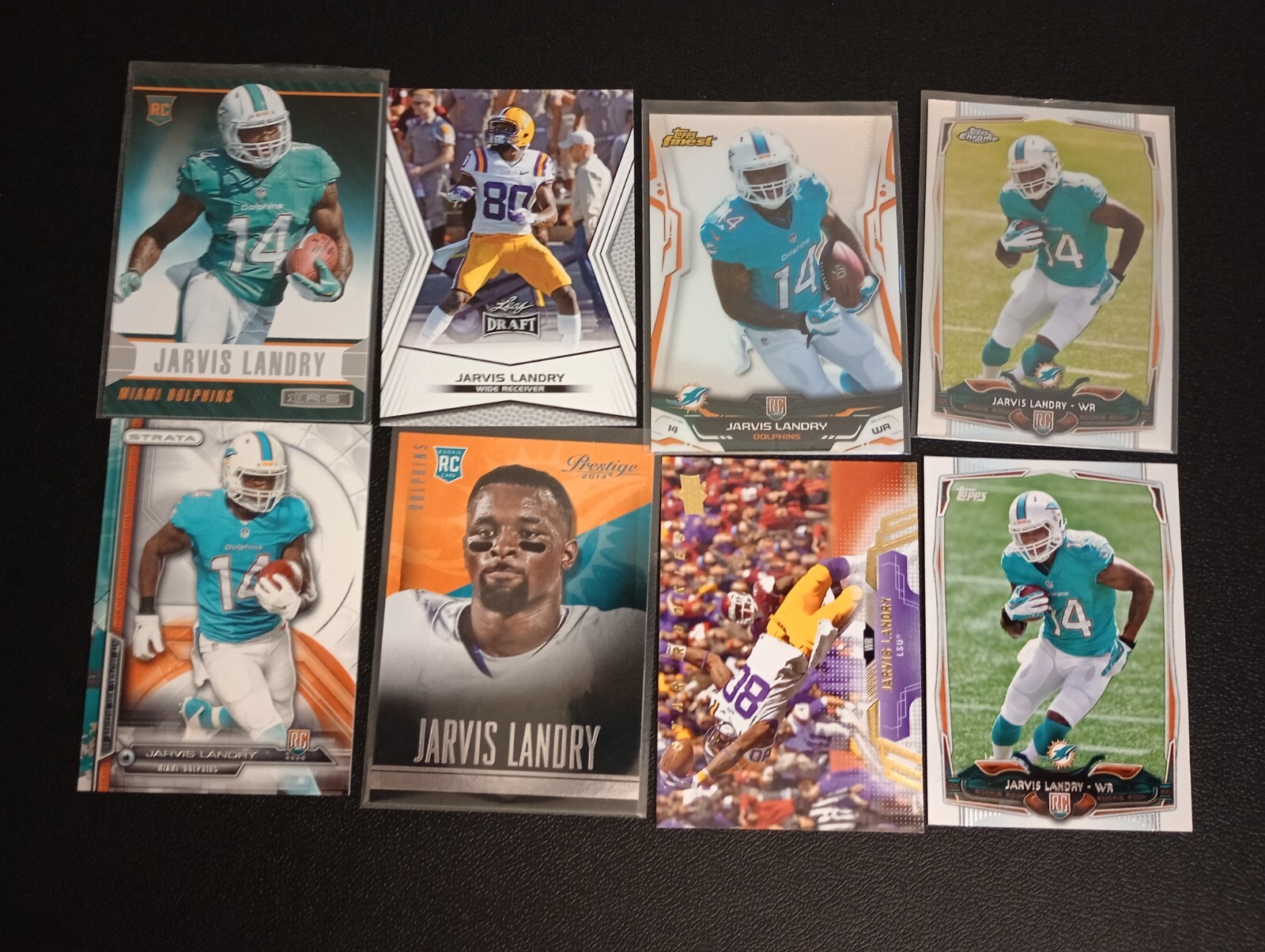 8 ct lot of Different Jarvis Landry Rookie Cards RC Dolphins LSU | eBay