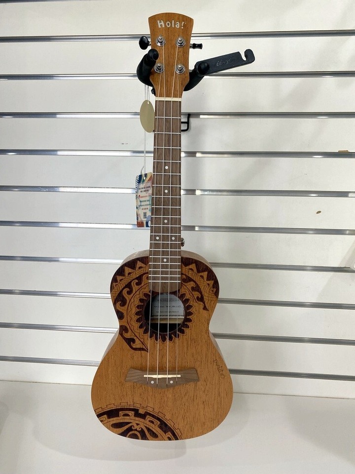 Concert Ukulele Bundle Deluxe Series by Hola! Music Model HM-124TT+ New ...