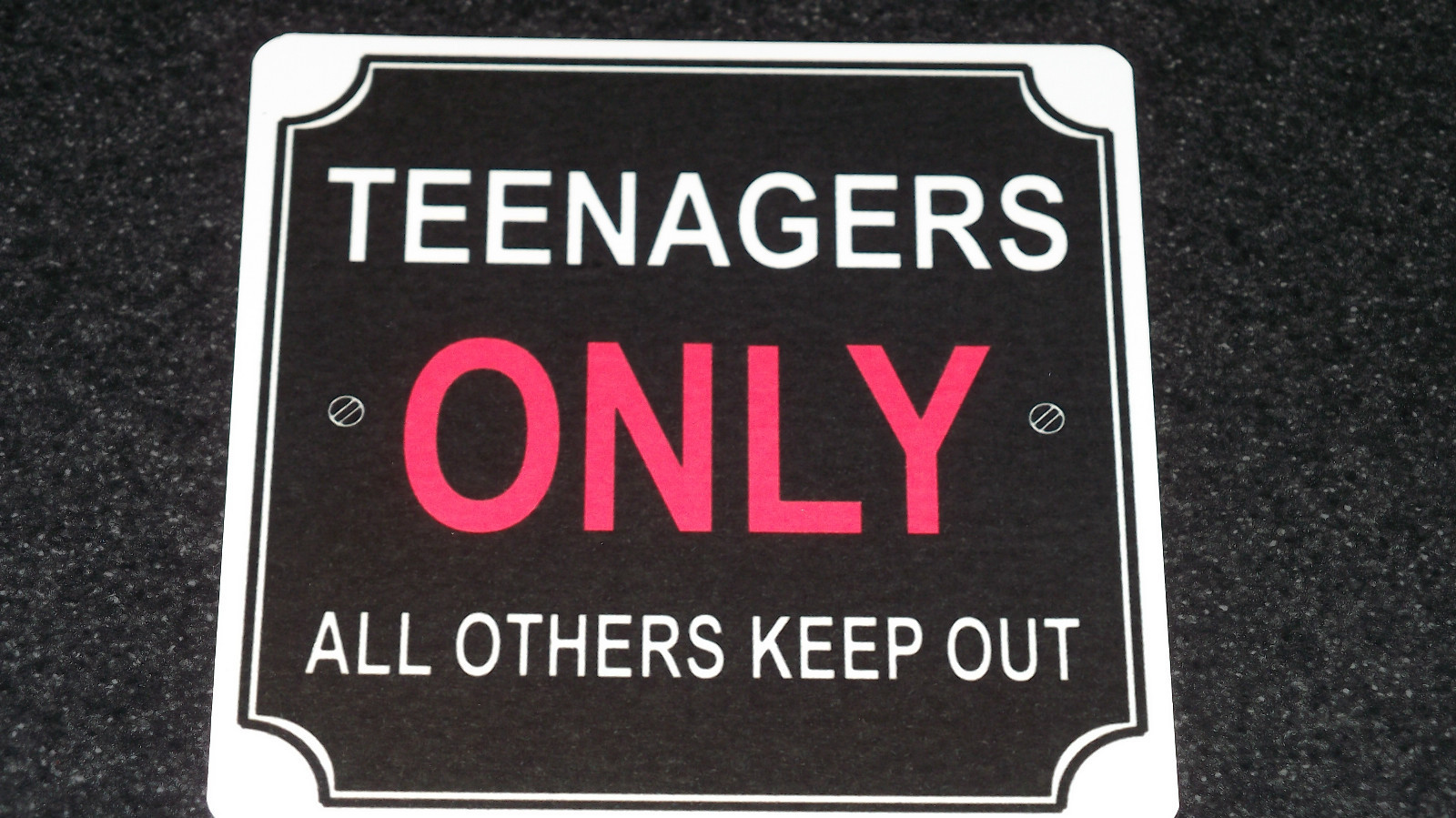 Personalised printed fun door signs 80mm X 80mm | eBay UK