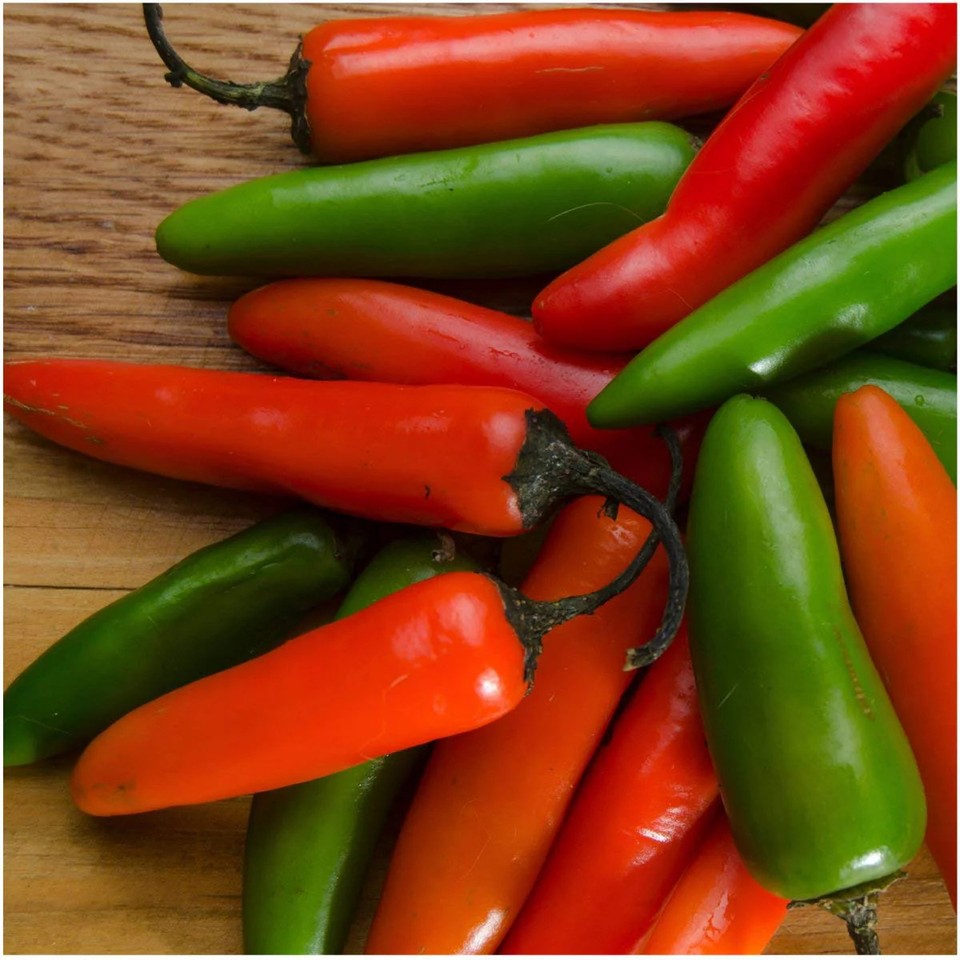 Serrano Chili Pepper Seeds For Planting (Capsicum annuum) | eBay