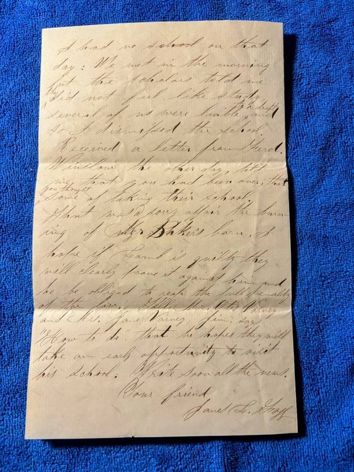 1862 Civil War Draft Letter -Union Army Enrollment | eBay