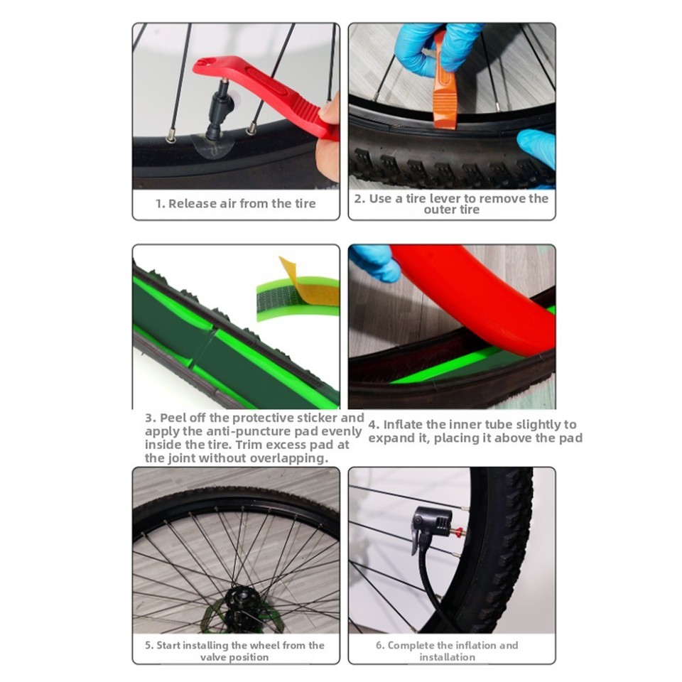 Inner Tube Liner Puncture Strip Fiberglass Agglutinate Layer No-residue ...
