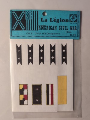 LA LEGION - American Civil War Flags (Wargaming)- UNION HQ Designators ...
