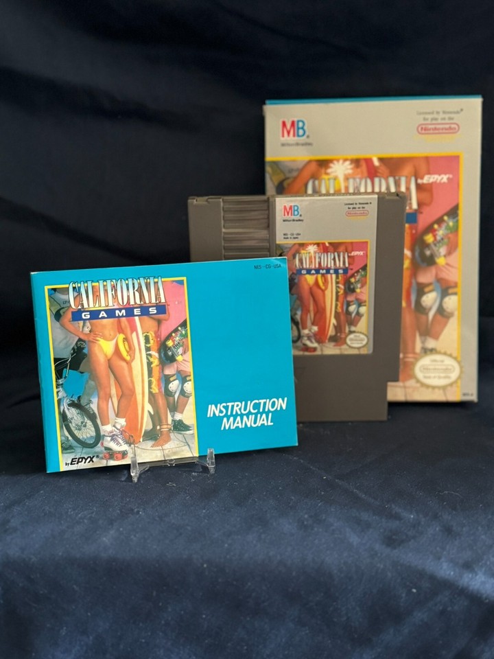 California Games w/ *ORIGINAL BOX *(Nintendo Entertainment System, 1989 ...