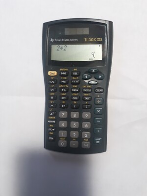 Texas Instruments TI-30X IIS 2-Line Scientific Calculator Black/Blue | eBay