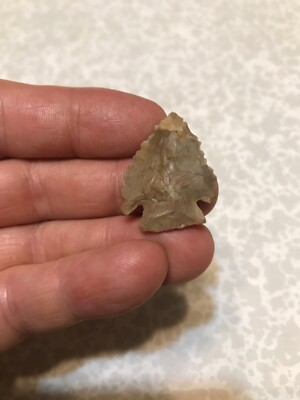Authentic NICE OHIO PALEO FLINT/CHERT NATIVE ARROWHEAD, BEAUTIFUL SHAPE ...