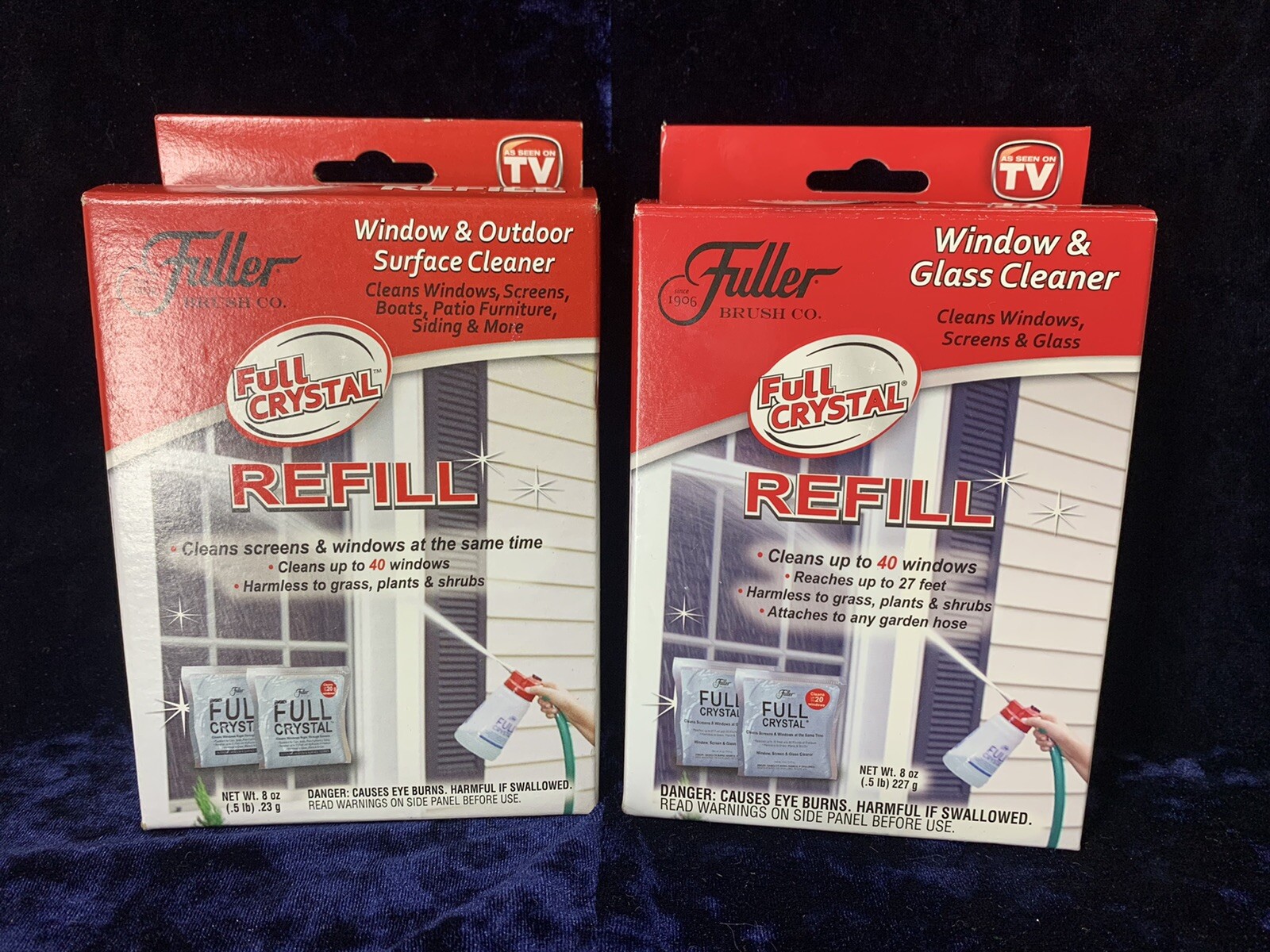 Lot Of 2 Fuller Brush Full Crystal Glass and Window Cleaner Refill | eBay