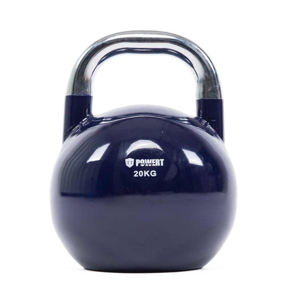 POWERT Competition Kettlebell Coated Cast Steel Weight Lifting Training ...