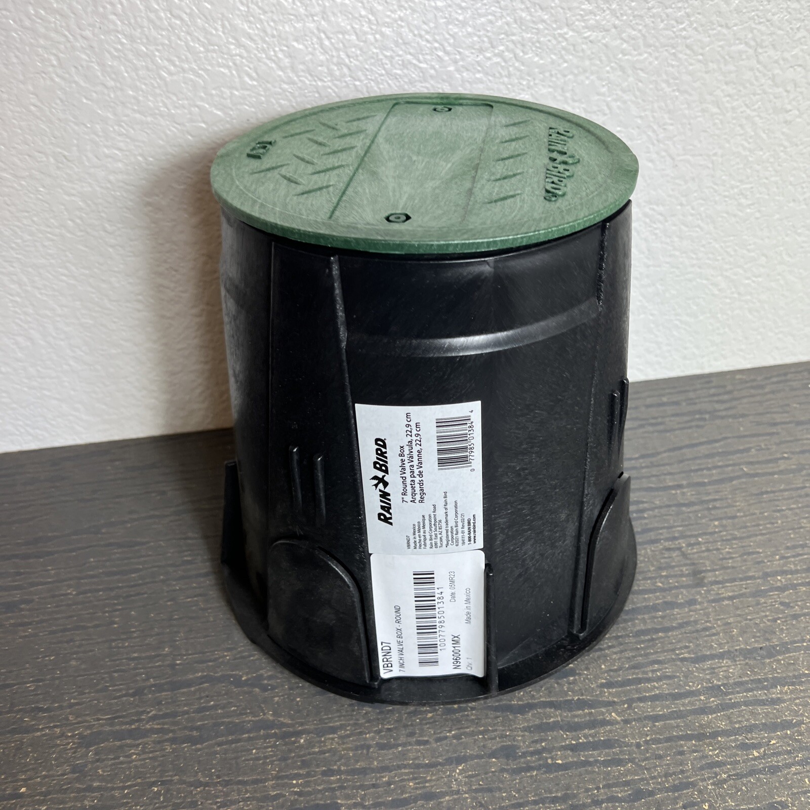 RainBird 7 inch Round ICV Valve Box with Green Cover VB7RND ...