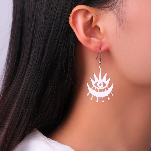 HotEvil Eye Pendant Drop Earring Dangle Earrings Protection Charm ...