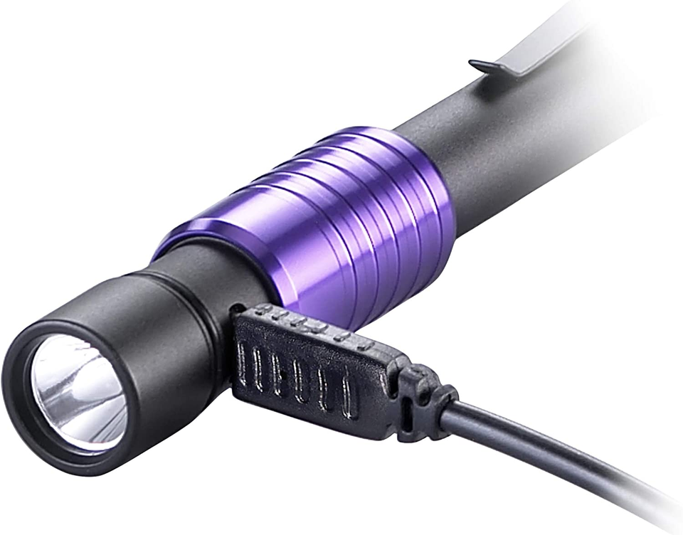 400nm Ultraviolet LED Penlight USB Rechargeable Compact UV Pen Light ...