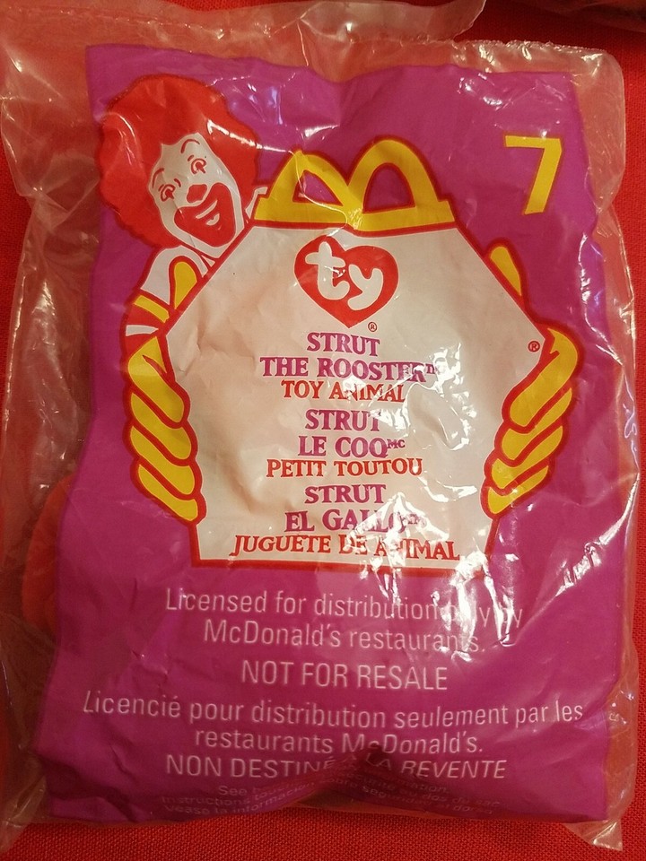 1996 TY Strut the Rooster- Beanie Baby | eBay