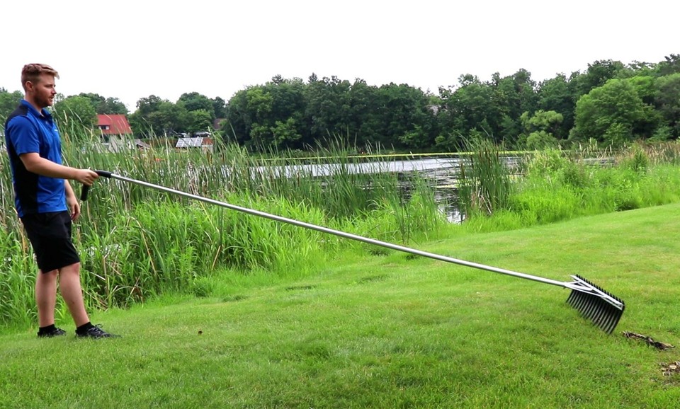 Lake Rake Pond Rake - Rake Zilla - Extra Wide Rake Head, Long Tines ...