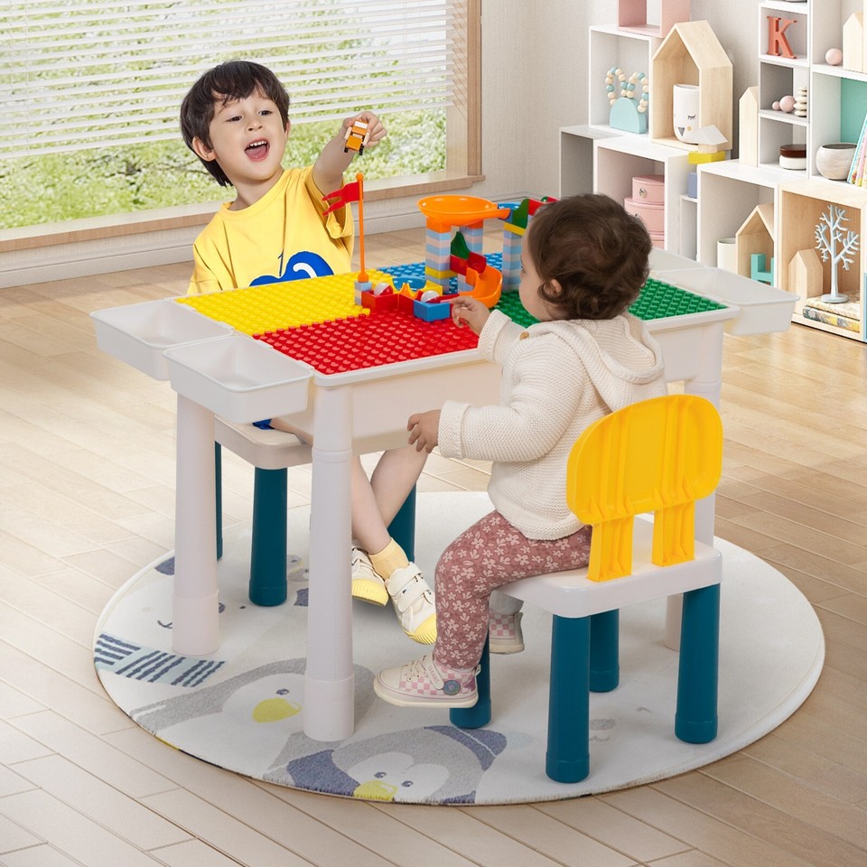 Tobbi Activity Table for Toddlers 3-5, Kids Table and Chair Set ...