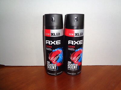 Lot of 2 AXE Essence Deodorant Body Spray 48 Hour Protection XL 5.1 oz ...