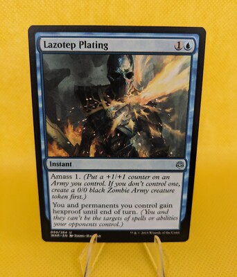 MTG Lazotep Plating [War of the Spark] Magic MTG | eBay