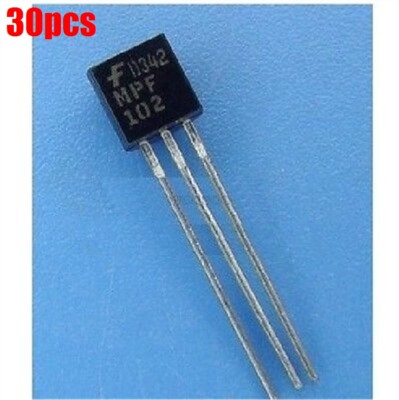 30Pcs Rf Jfet Transistor Fairchild/On TO-92 MPF102 MPF102G ao | eBay