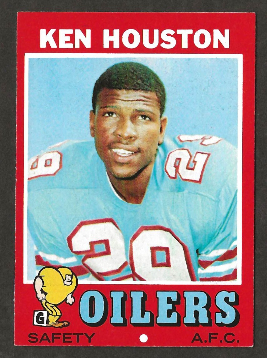 1971 Topps #113 KEN HOUSTON Houston Oilers ROOKIE - HALL of FAME ...
