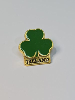 Ireland Shamrock Souvenir Lapel Pin | eBay