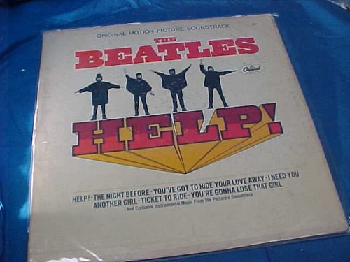 1965 THE BEATLES HELP ALBUM Vinyl LP by CAPITOL Stereo RECORD | eBay