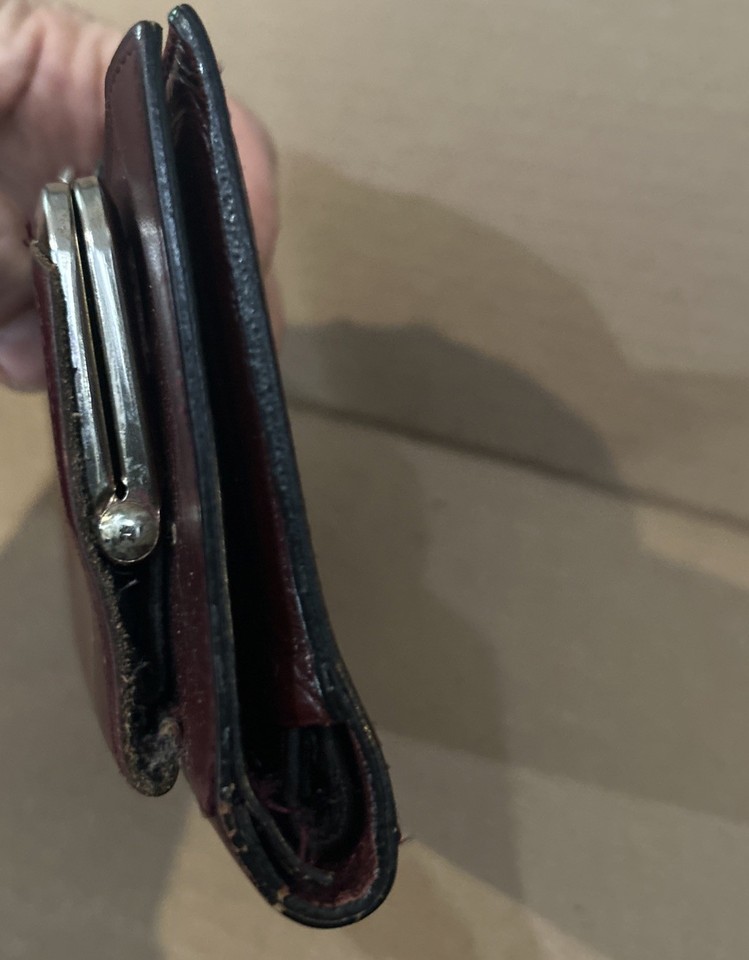 Vintage 1970 Etienne Aigner Leather Wallet with Coin Purse Interior ...