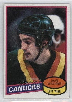 1980-81 Topps Scratched Tiger Williams #105 | eBay