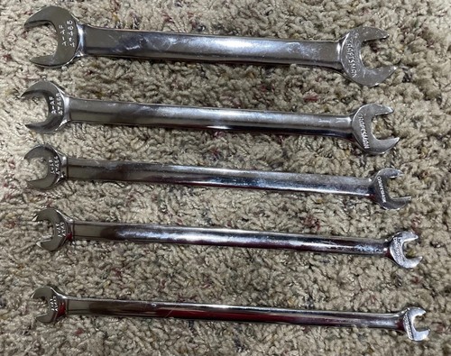 Craftsman SAE Tappet Thin Open End Wrench Set 3/8" to 7/8" A-AF | eBay