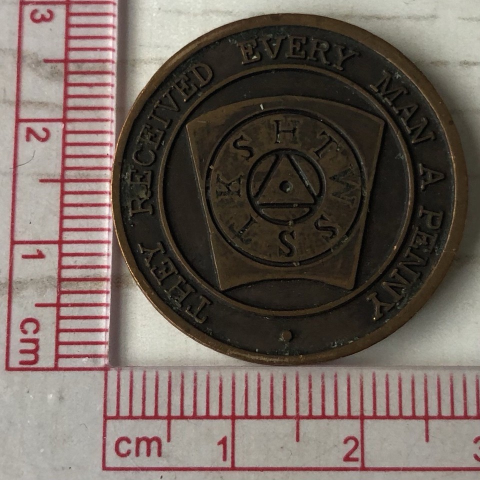 Scottish LODGE Battlefield 1258 MASONIC MARK TOKEN Penny Mason | eBay UK