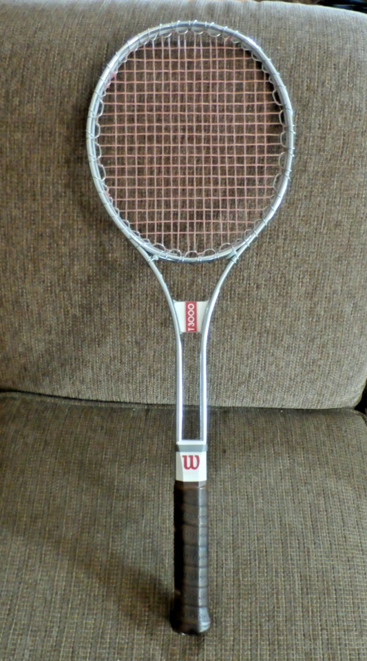 VINTAGE WILSON T3000 TENNIS RACKET WITH DUNLOP COVER | eBay
