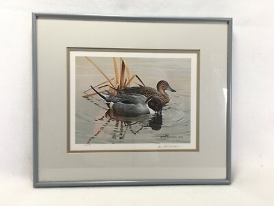 Rod Lawrence 1984 Duck Print "Quite Morning" Signed & Numbered Print ...