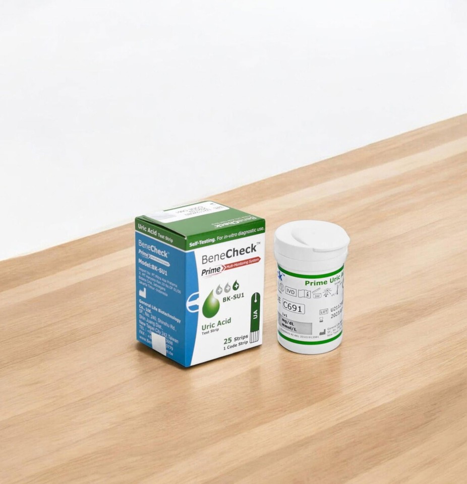 New BENECHECK Test Strips - Accurate Glucose, Cholesterol & Uric Acid ...